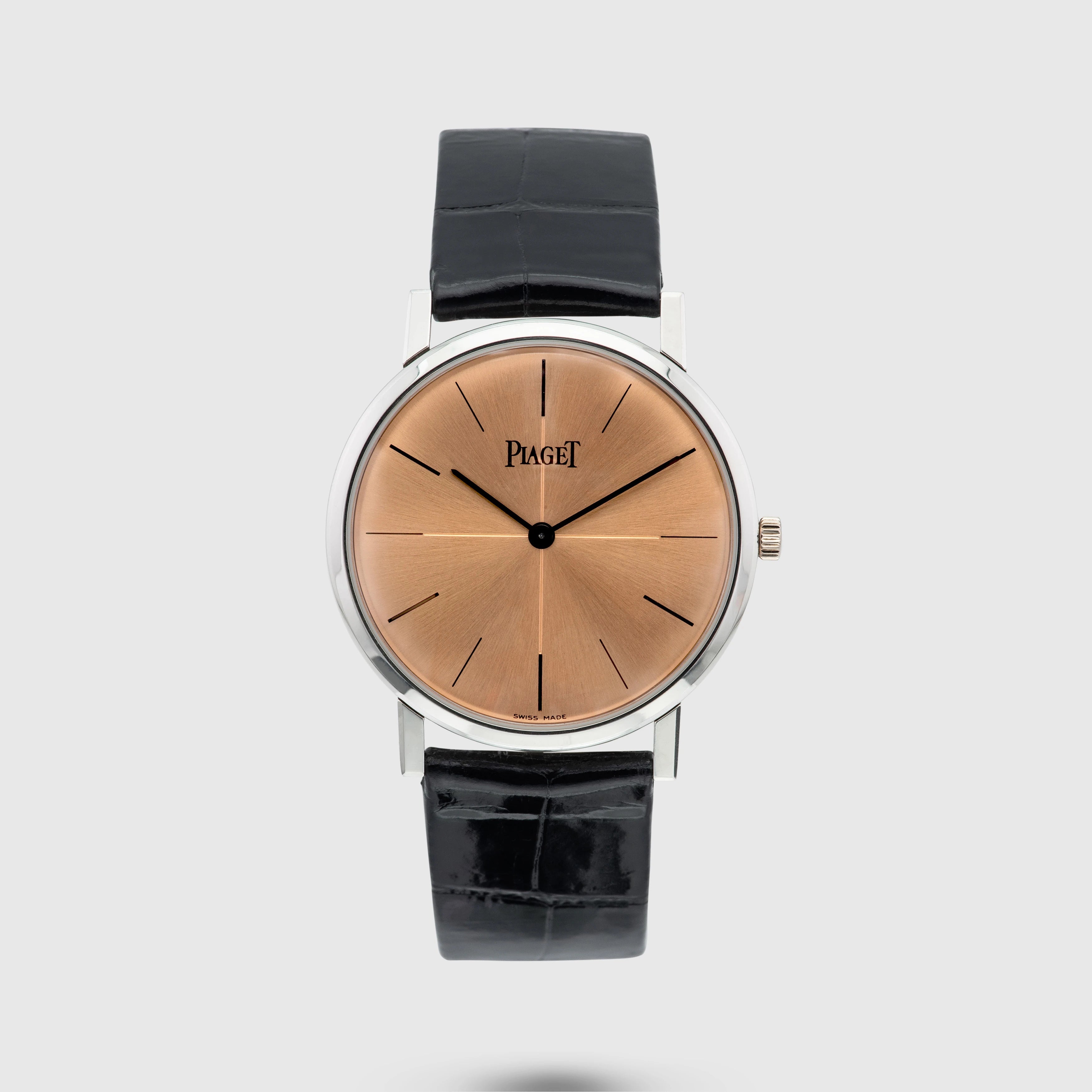 2000's Piaget Altiplano 'Ultra thin' Platinum Salmon Dial Ref. 9710